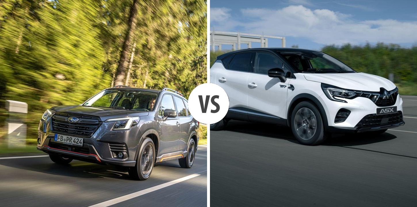 Subaru Forester VS Mitsubishi ASX Autovergleich | AUTOGOTT.DE