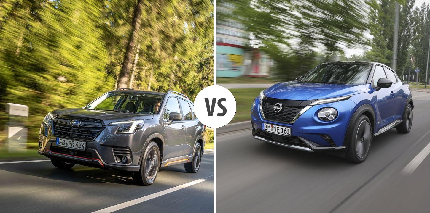 Subaru Forester VS Nissan Juke – Vergleiche Preise, Leistung ...