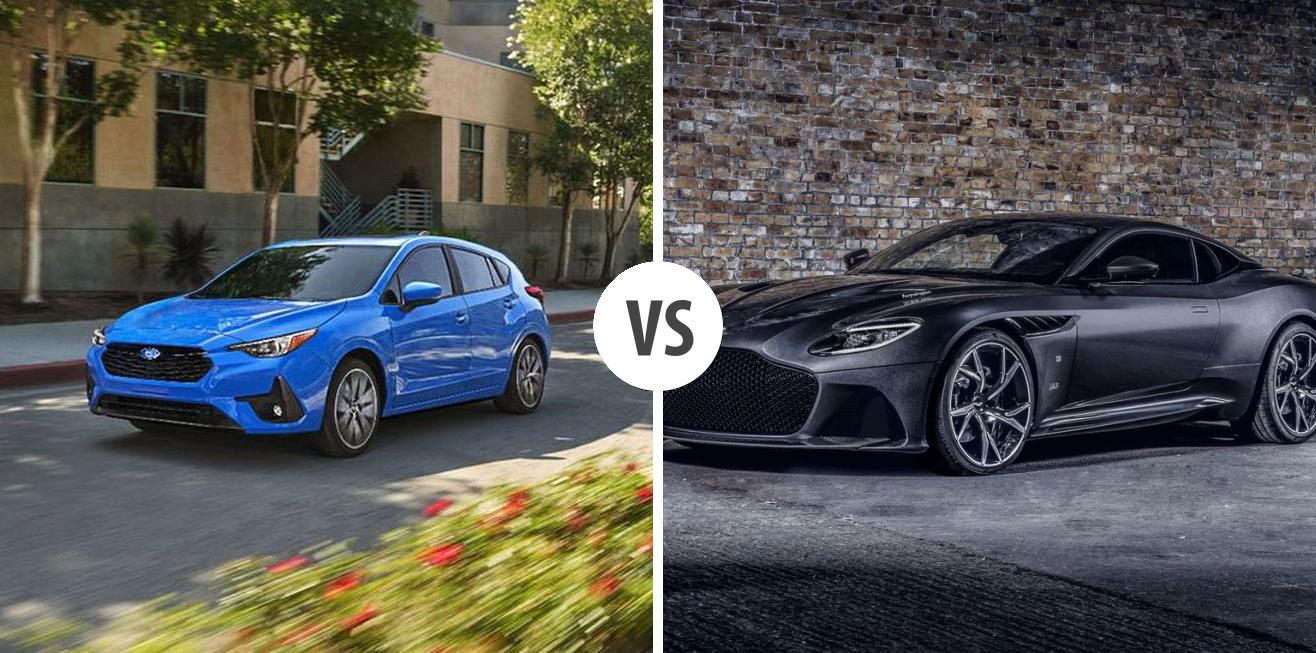 Subaru Impreza VS Aston Martin DBS Superleggera Coupe – Vergleiche ...