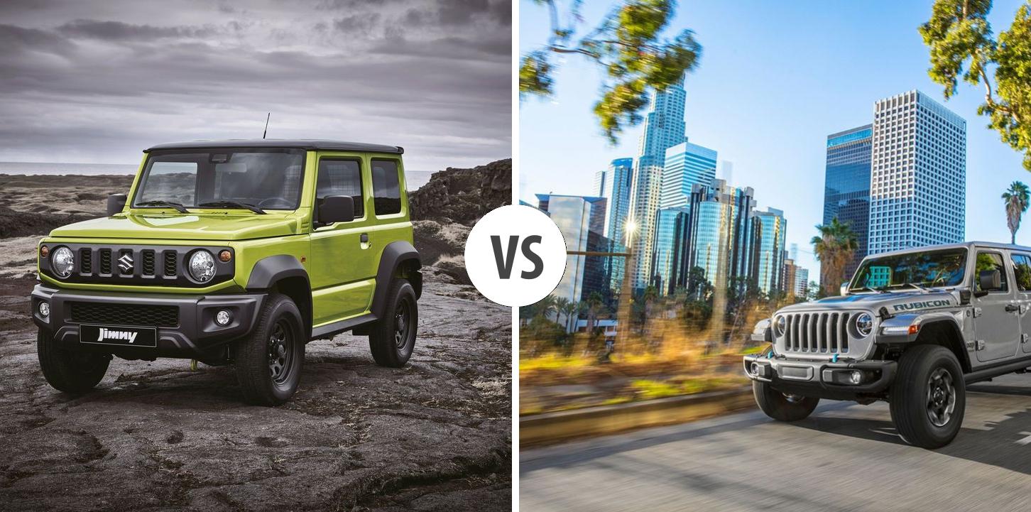 Suzuki Jimny VS Jeep Wrangler – Vergleiche Preise, Leistung, Kofferraum ...