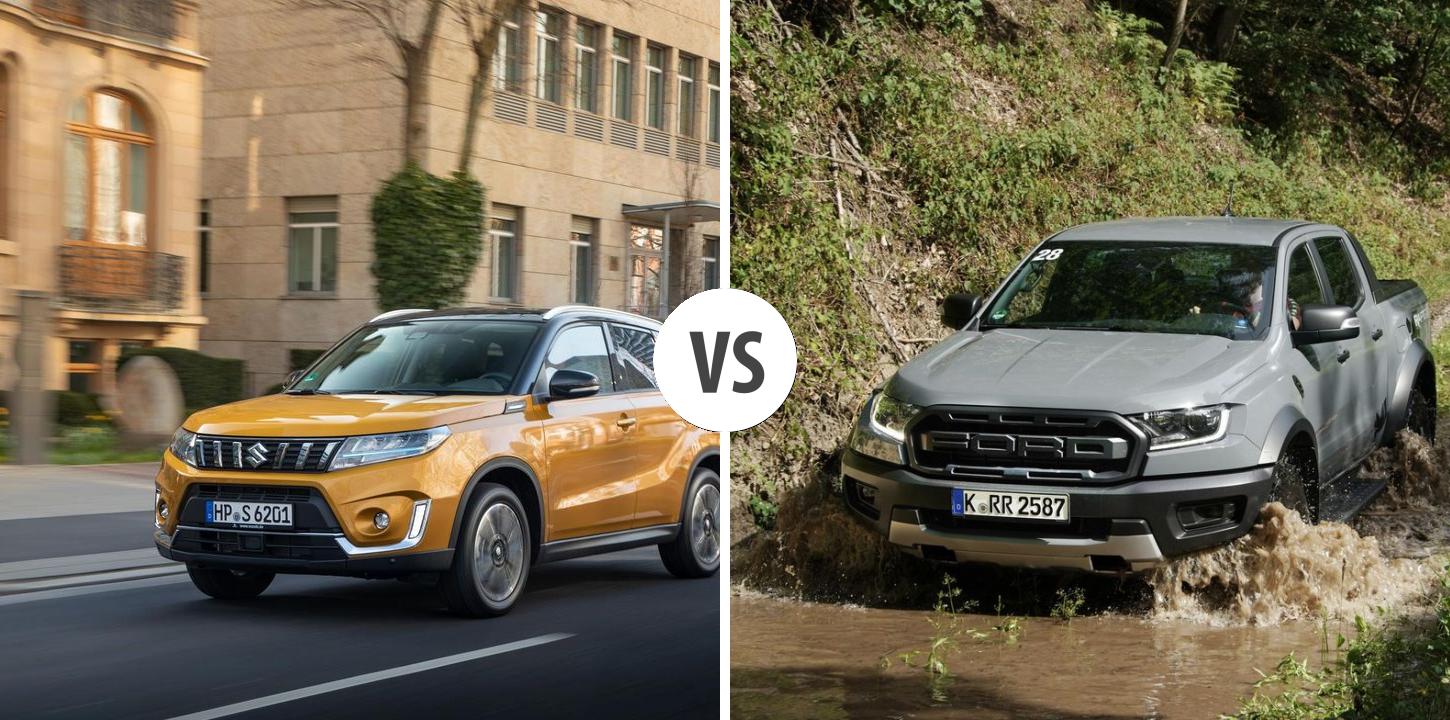 Suzuki Vitara VS Ford Ranger – Vergleiche Preise, Leistung, Kofferraum ...