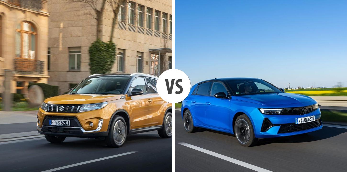 Suzuki Vitara VS Opel Astra Electric Autovergleich | AUTOGOTT.DE