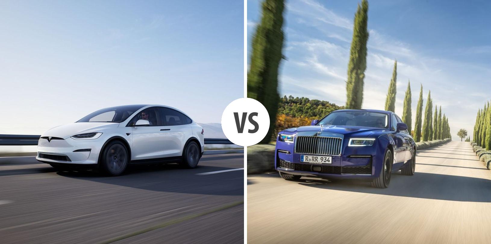 TESLA Model X VS Rolls-Royce Ghost – Vergleiche Preise, Leistung ...