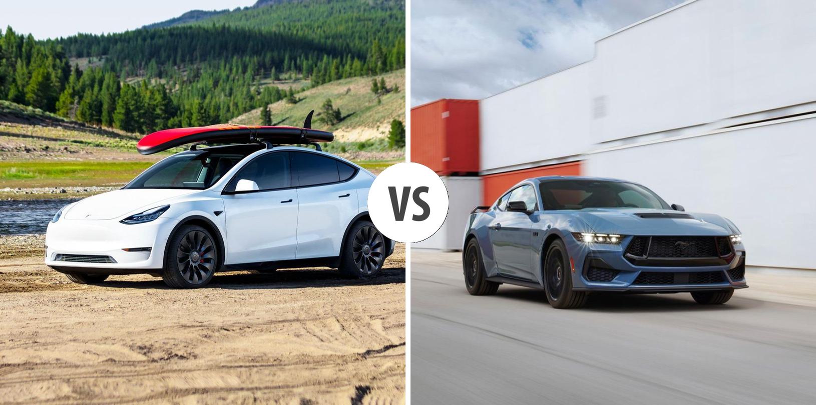 TESLA Model Y VS Ford Mustang Fastback – Vergleiche Preise, Leistung ...