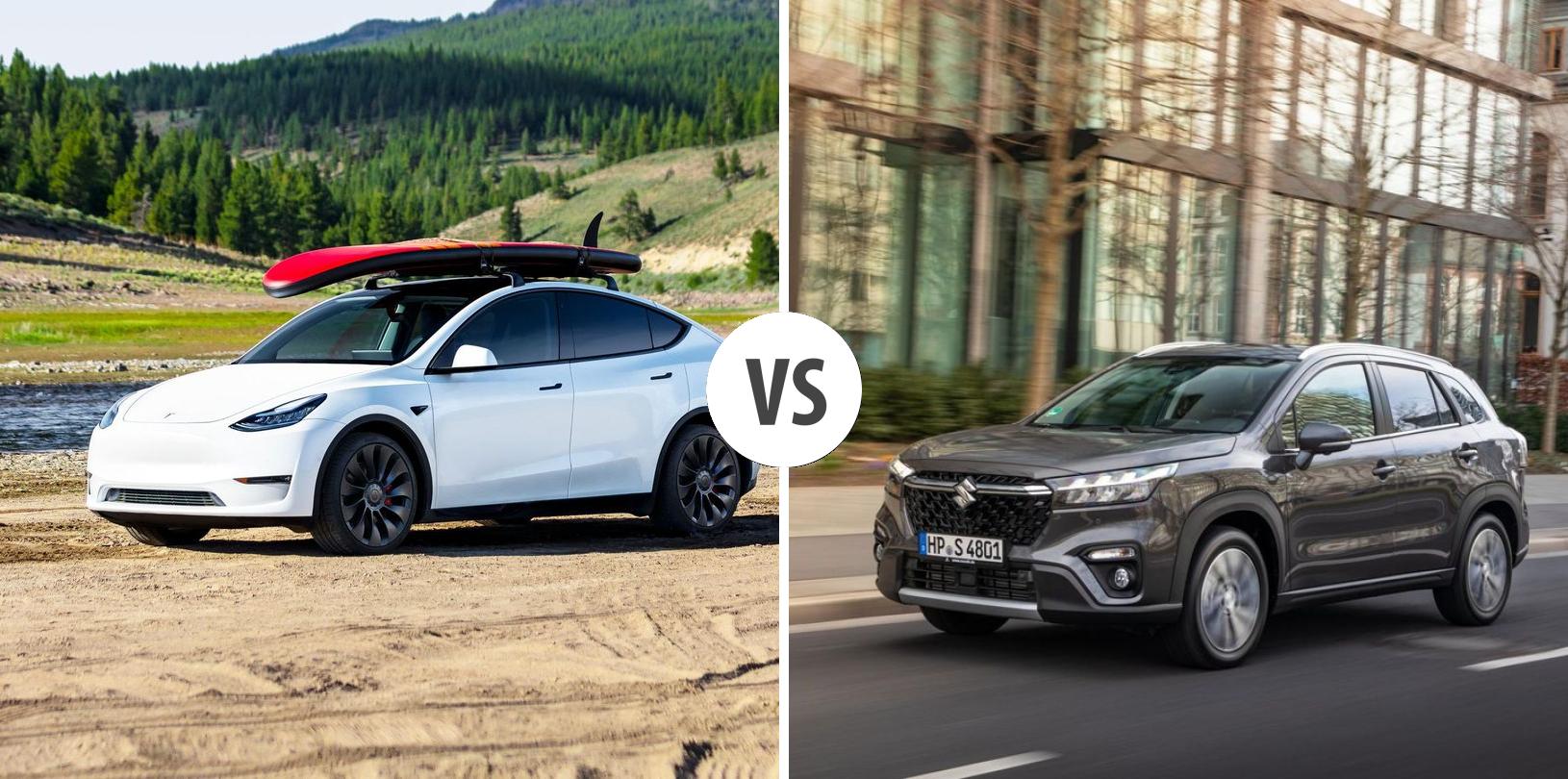 TESLA Model Y VS Suzuki S-Cross – Vergleiche Preise, Leistung ...