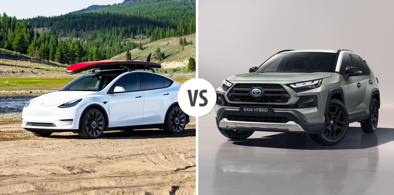 TESLA Model Y VS Toyota RAV4 – Vergleiche Preise, Leistung, Kofferraum ...