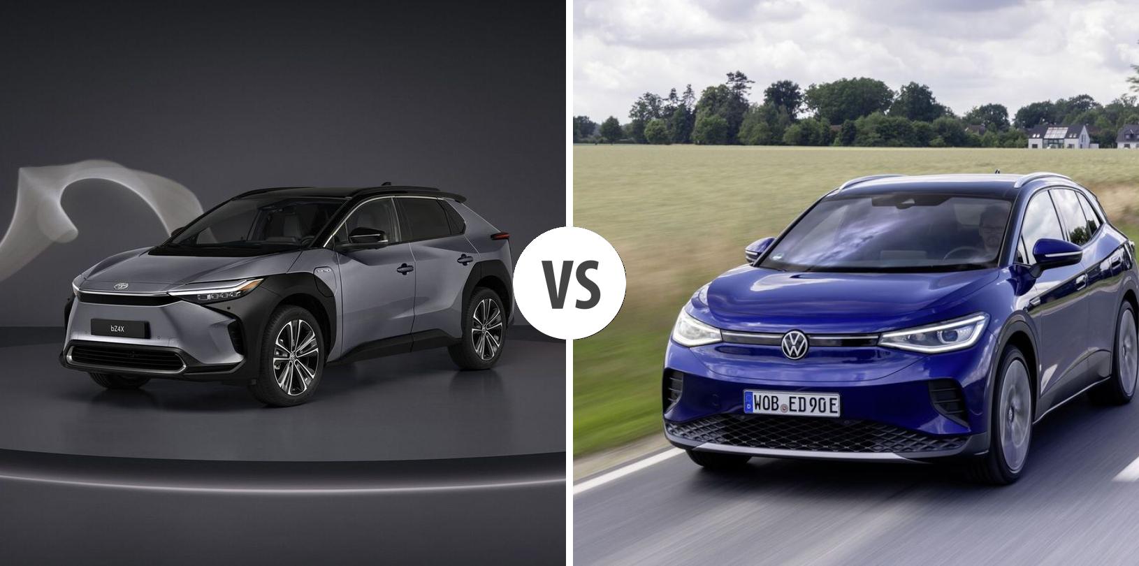 Toyota bZ4X VS Volkswagen ID.4 – Vergleiche Preise, Leistung, Kofferraum & Ausstattungen ...