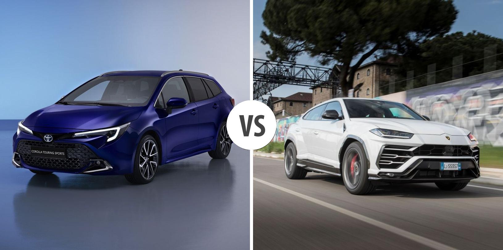 Toyota Corolla Touring Sports VS Lamborghini Urus – Vergleiche Preise ...