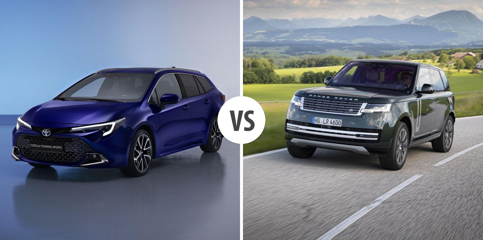 Toyota Corolla Touring Sports VS Land Rover Range Rover Autovergleich ...