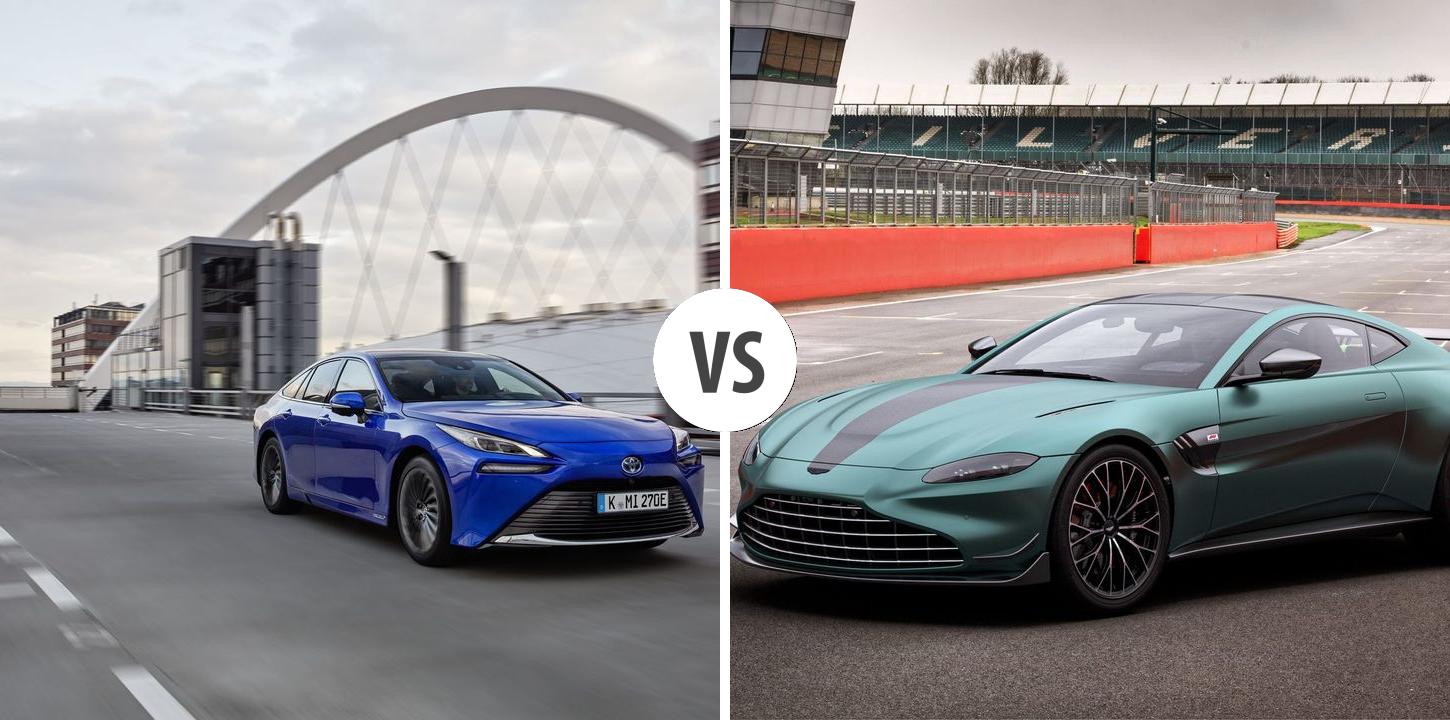 Toyota Mirai VS Aston Martin Vantage Sport Coupe – Vergleiche Preise ...