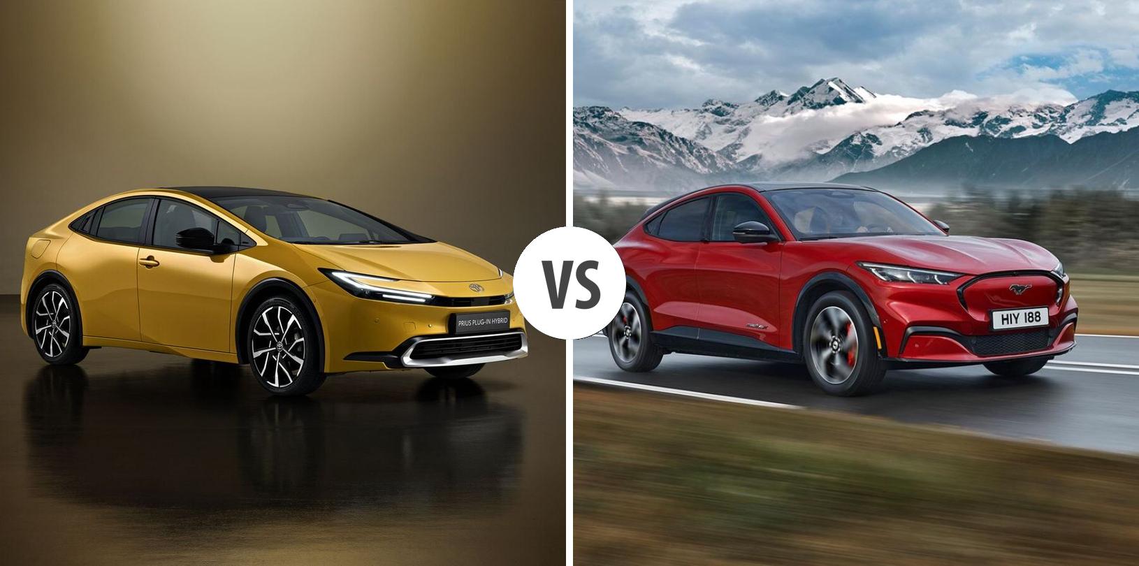 Toyota Prius VS Ford Mustang Mach-E – Vergleiche Preise, Leistung ...