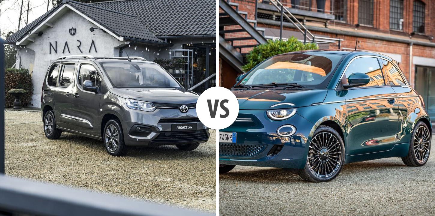 Toyota Proace City Verso L2 Elektro VS FIAT 500 Elektro – Vergleiche ...