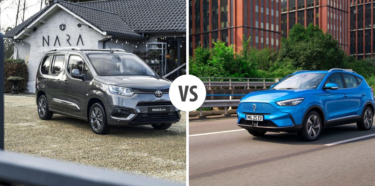 Toyota Proace City Verso L2 Elektro VS MG ZS EV – Vergleiche Preise, Leistung, Kofferraum ...