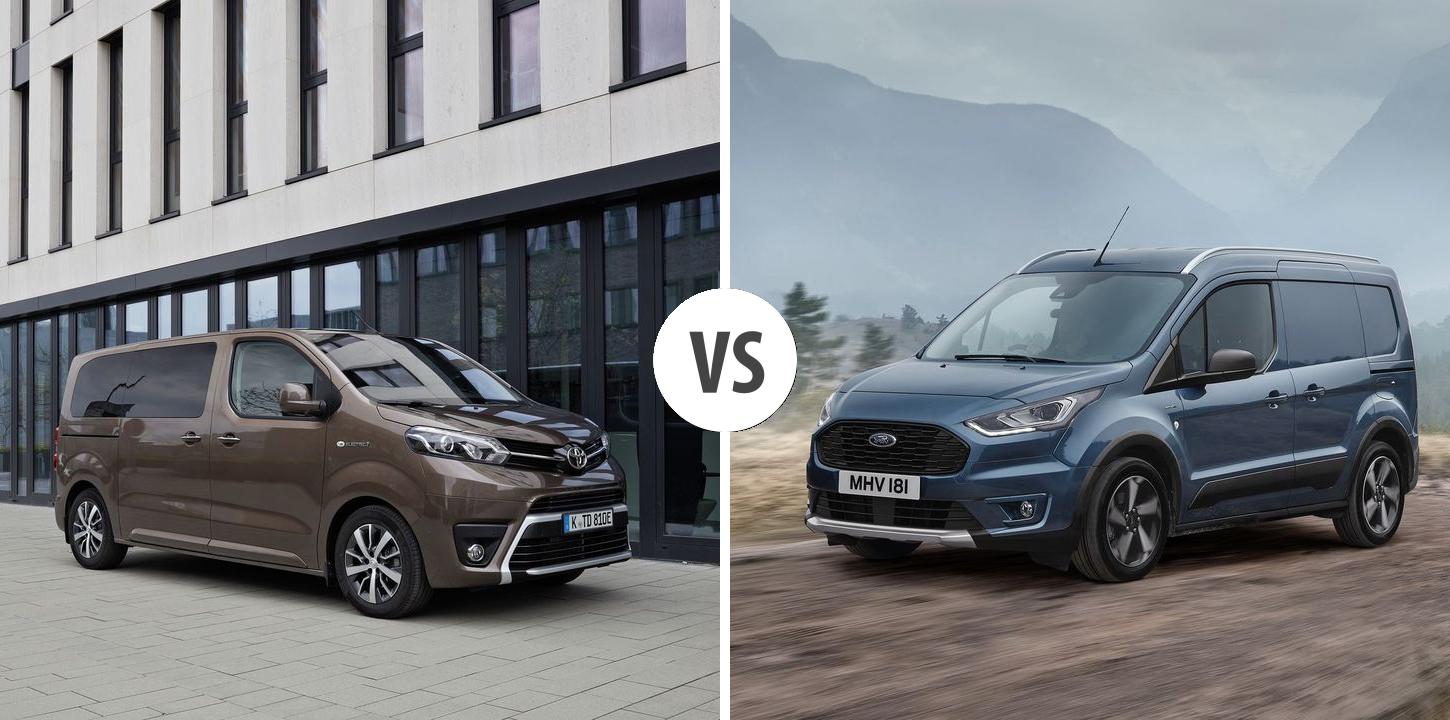 Toyota Proace Verso VS Ford Transit Connect Transporter – Vergleiche ...