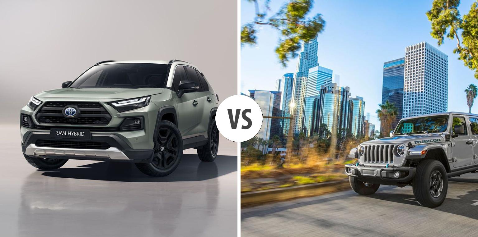 Toyota RAV4 VS Jeep Wrangler – Vergleiche Preise, Leistung, Kofferraum & Ausstattungen | AUTOGOTT.DE