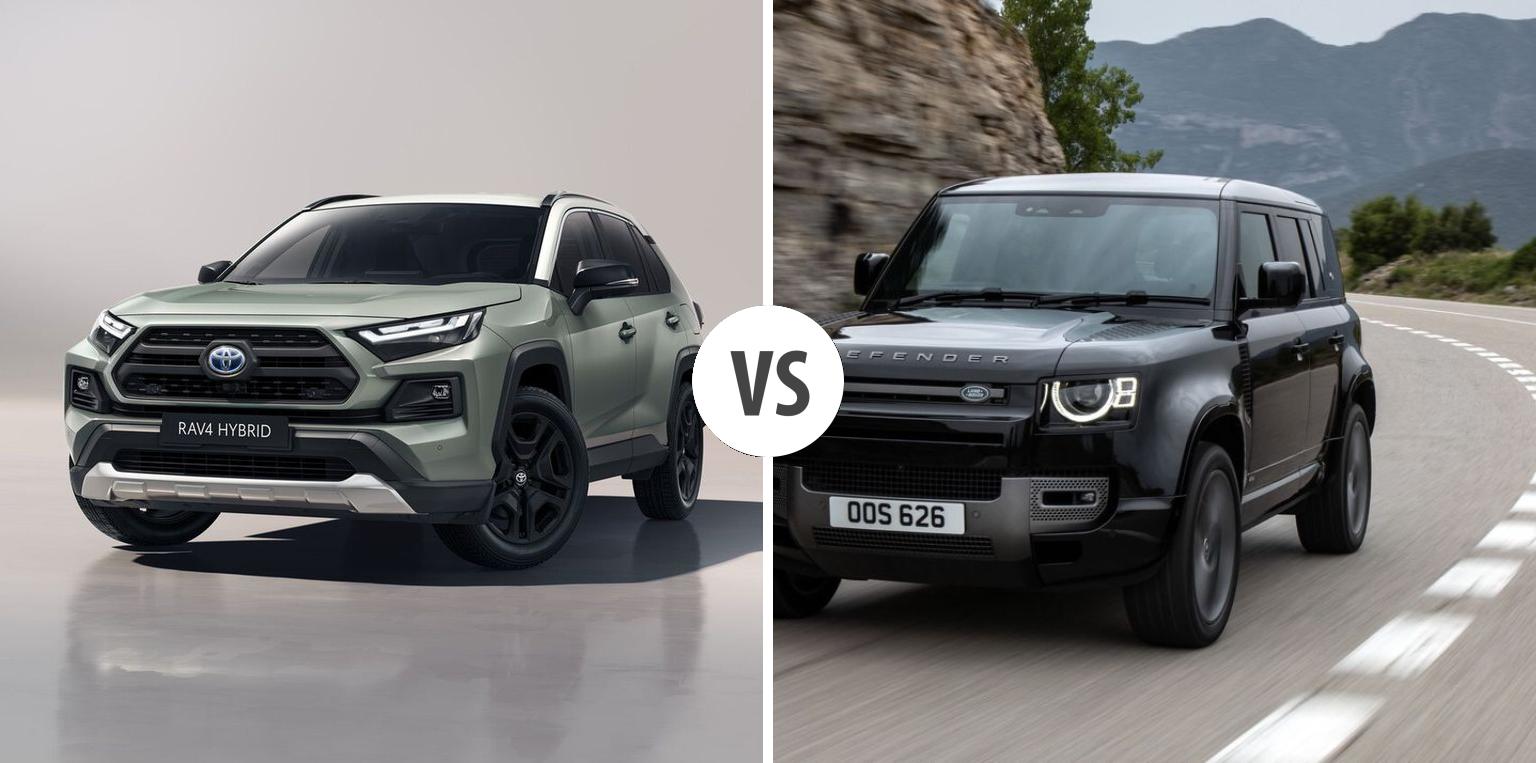 Toyota RAV4 VS Land Rover Defender – Vergleiche Preise, Leistung ...