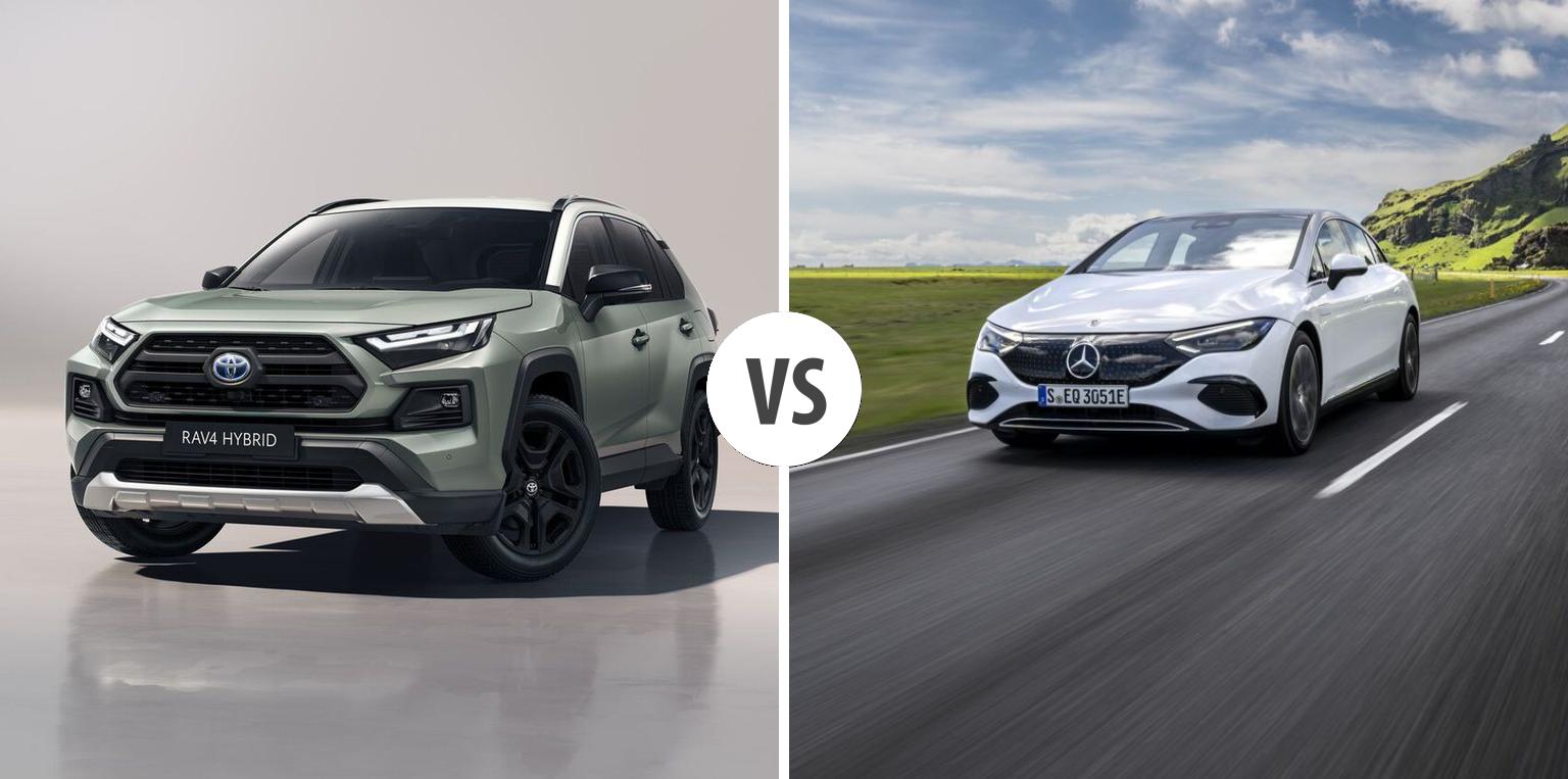 Toyota RAV4 VS Mercedes EQE Limousine – Vergleiche Preise, Leistung ...