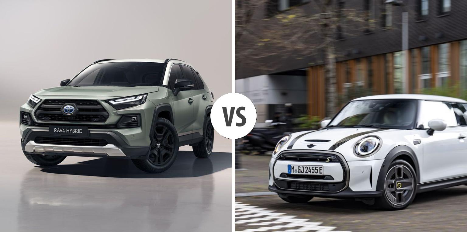 Toyota RAV4 VS Mini Cooper Electric – Vergleiche Preise, Leistung ...