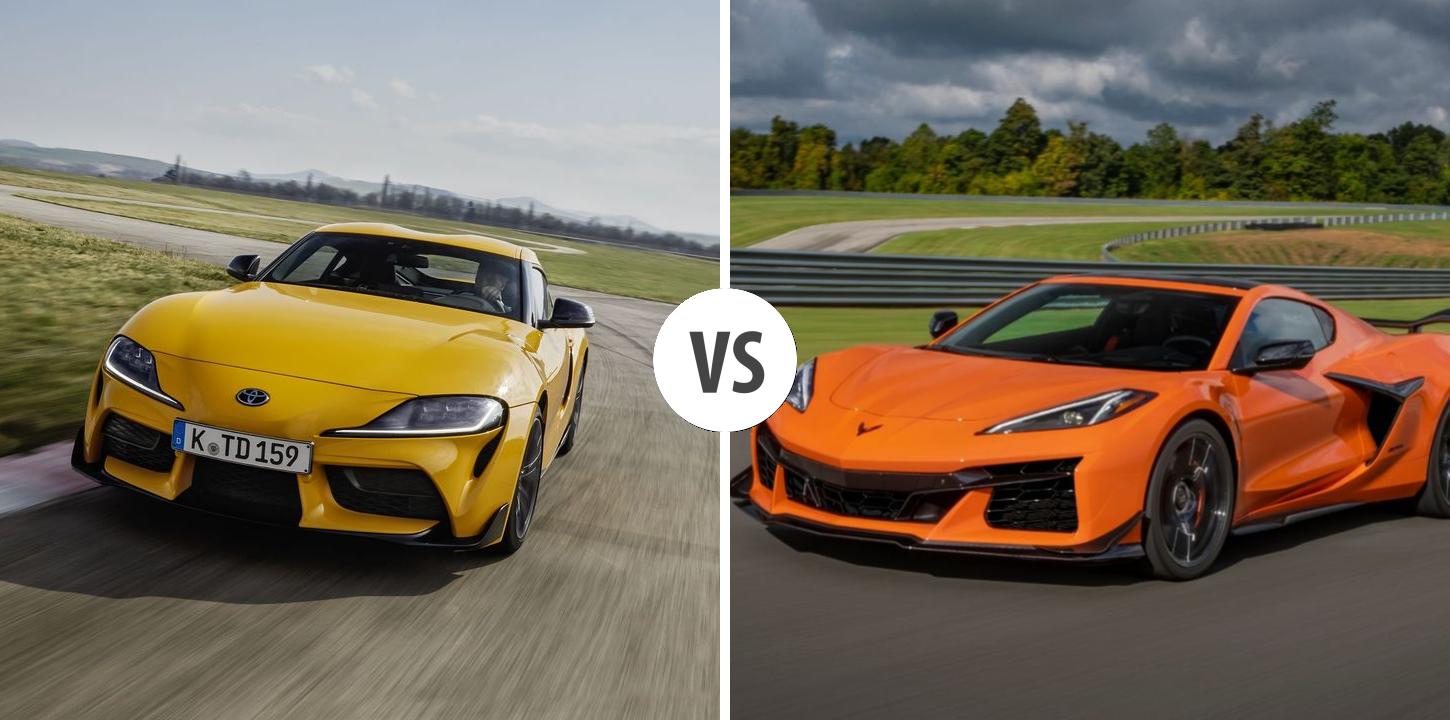 Toyota Supra VS Chevrolet Corvette Coupe Autovergleich | AUTOGOTT.DE