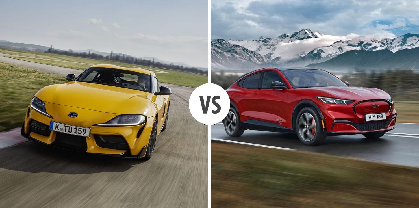 Toyota Supra VS Ford Mustang Mach-E Autovergleich | AUTOGOTT.DE