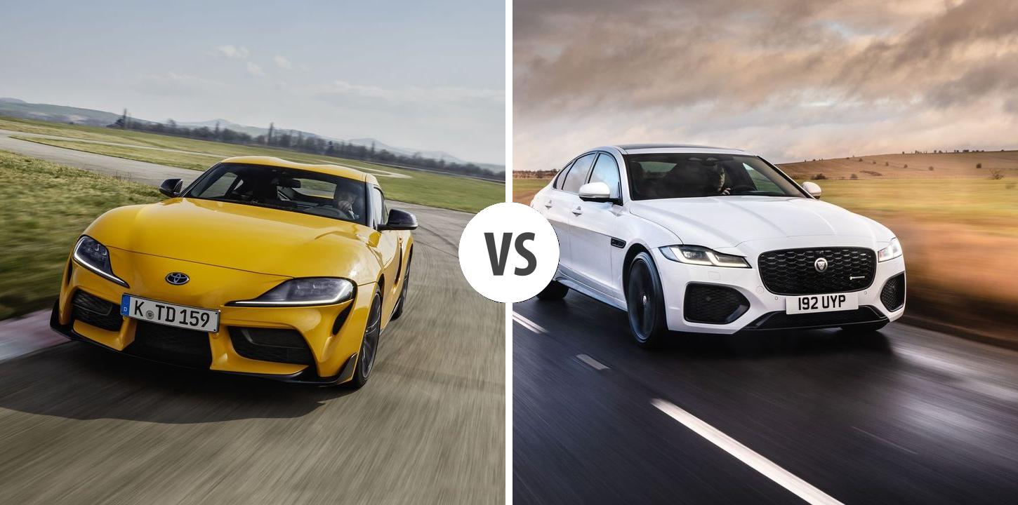 Toyota Supra VS Jaguar XF Autovergleich | AUTOGOTT.DE