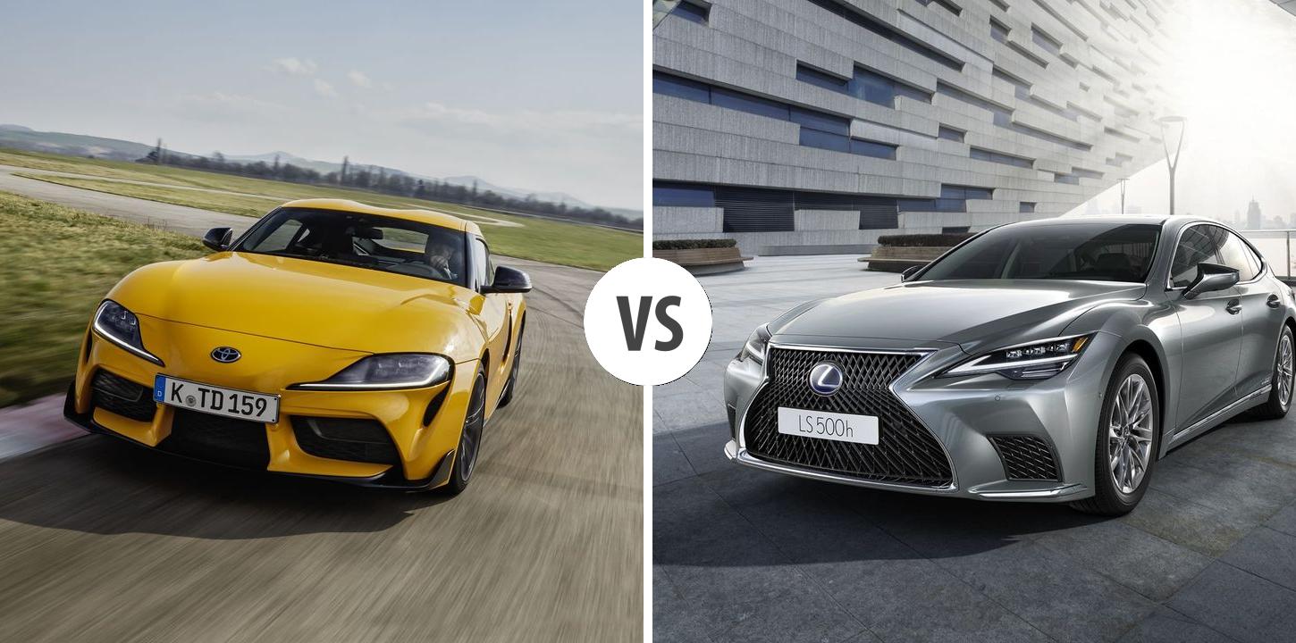 Toyota Supra VS Lexus LS – Vergleiche Preise, Leistung, Kofferraum ...