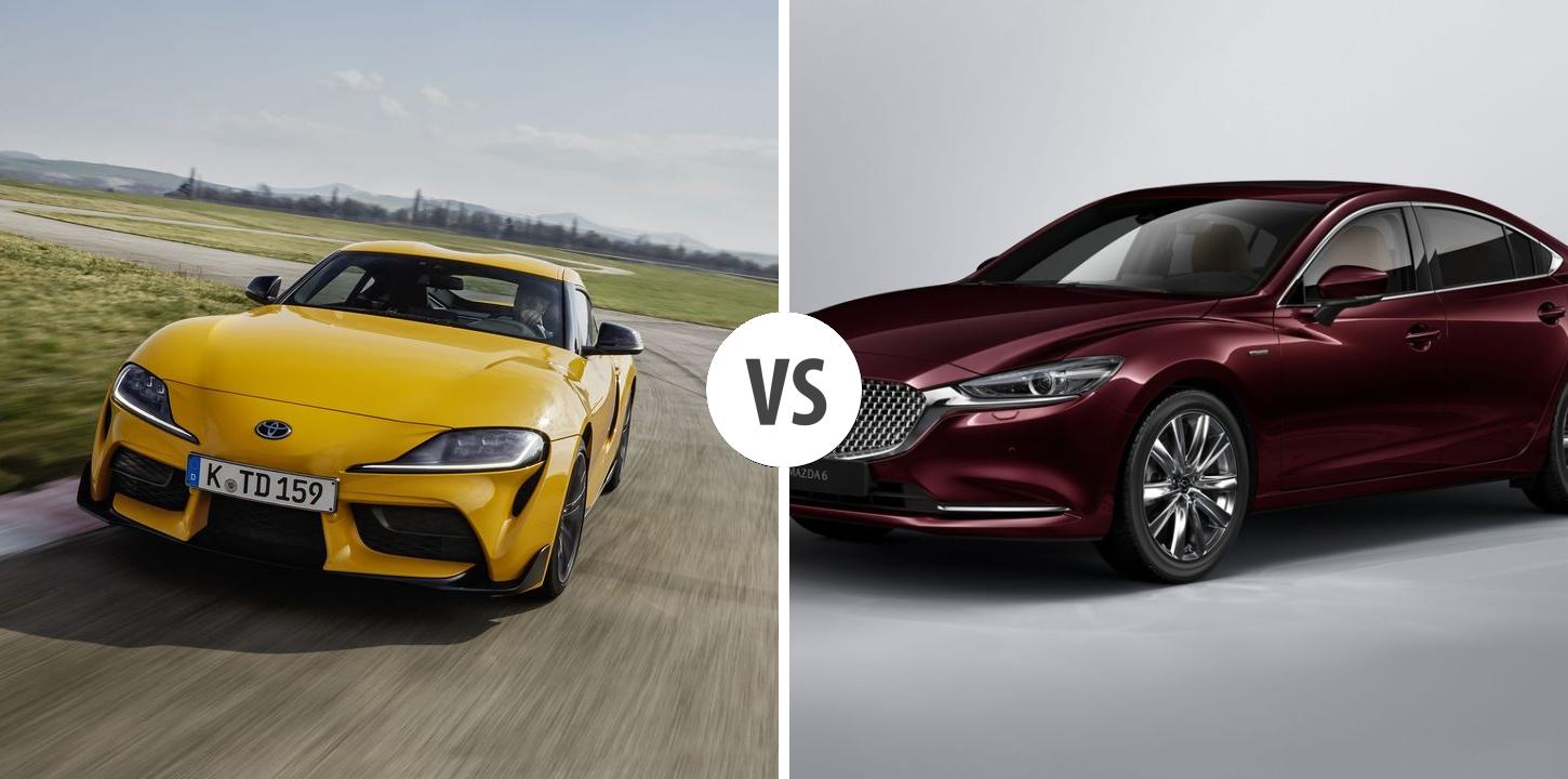Toyota Supra VS Mazda 6 4-Türer Autovergleich | AUTOGOTT.DE