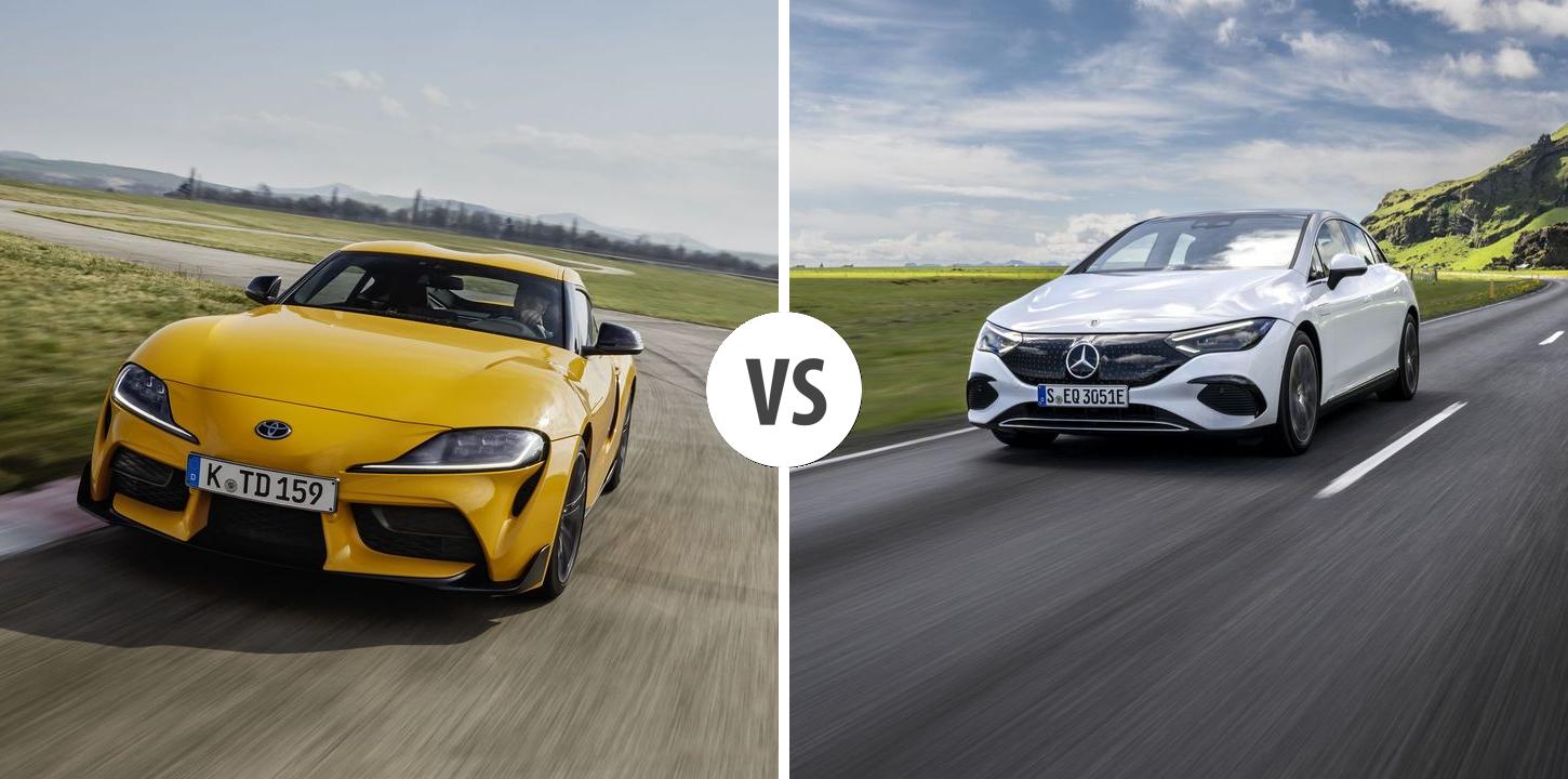 Toyota Supra VS Mercedes EQE Limousine – Vergleiche Preise, Leistung ...