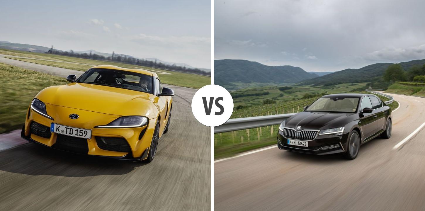 Toyota Supra VS Skoda Superb Autovergleich | AUTOGOTT.DE