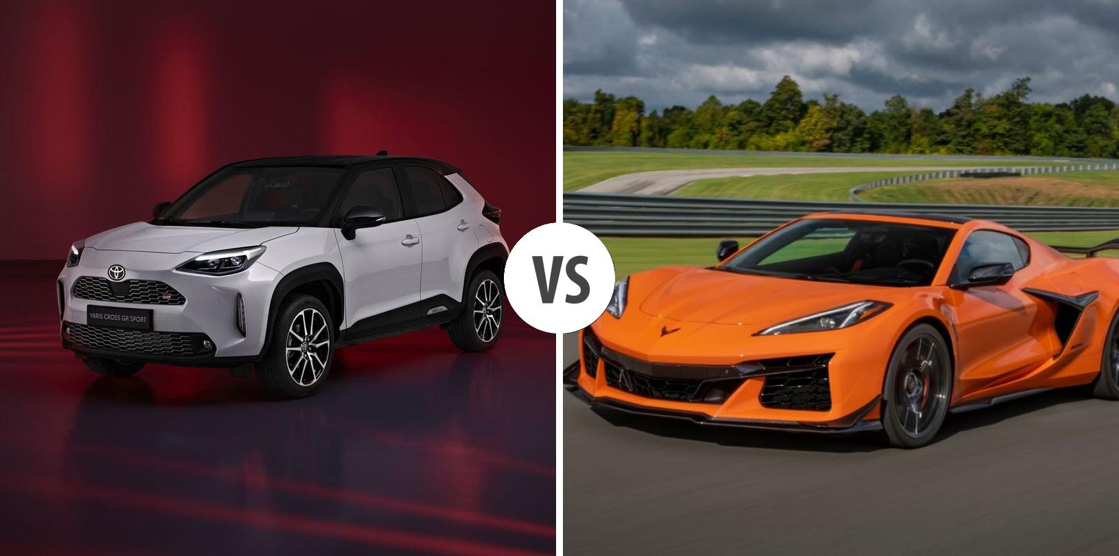 Toyota Yaris Cross VS Chevrolet Corvette Coupe – Vergleiche Preise ...