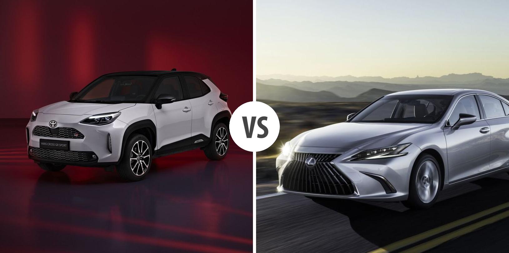 Toyota Yaris Cross VS Lexus ES – Vergleiche Preise, Leistung ...