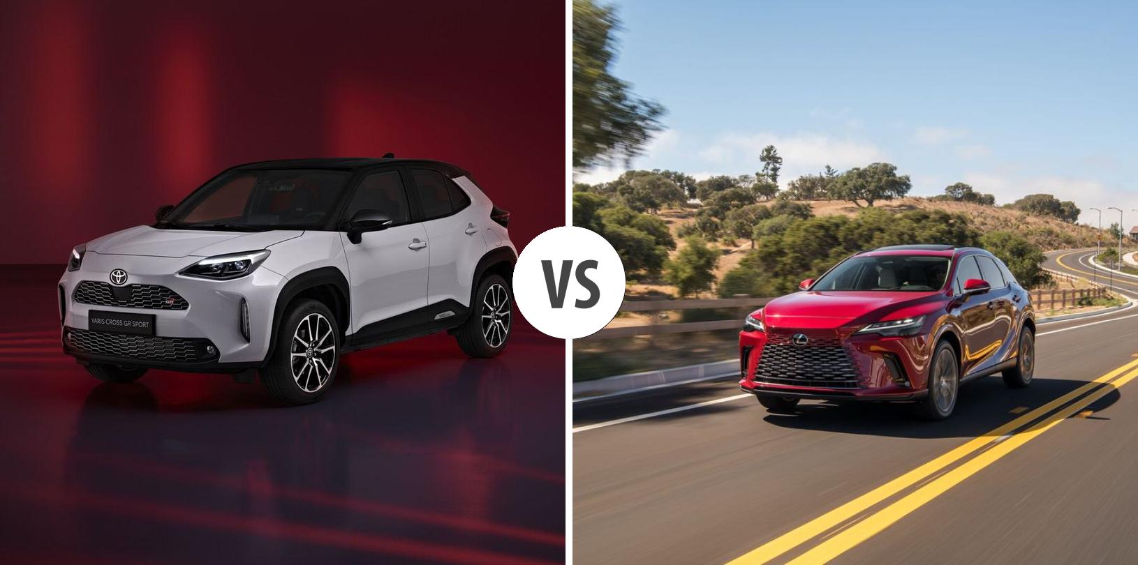 Toyota Yaris Cross VS Lexus RX Autovergleich | AUTOGOTT.DE