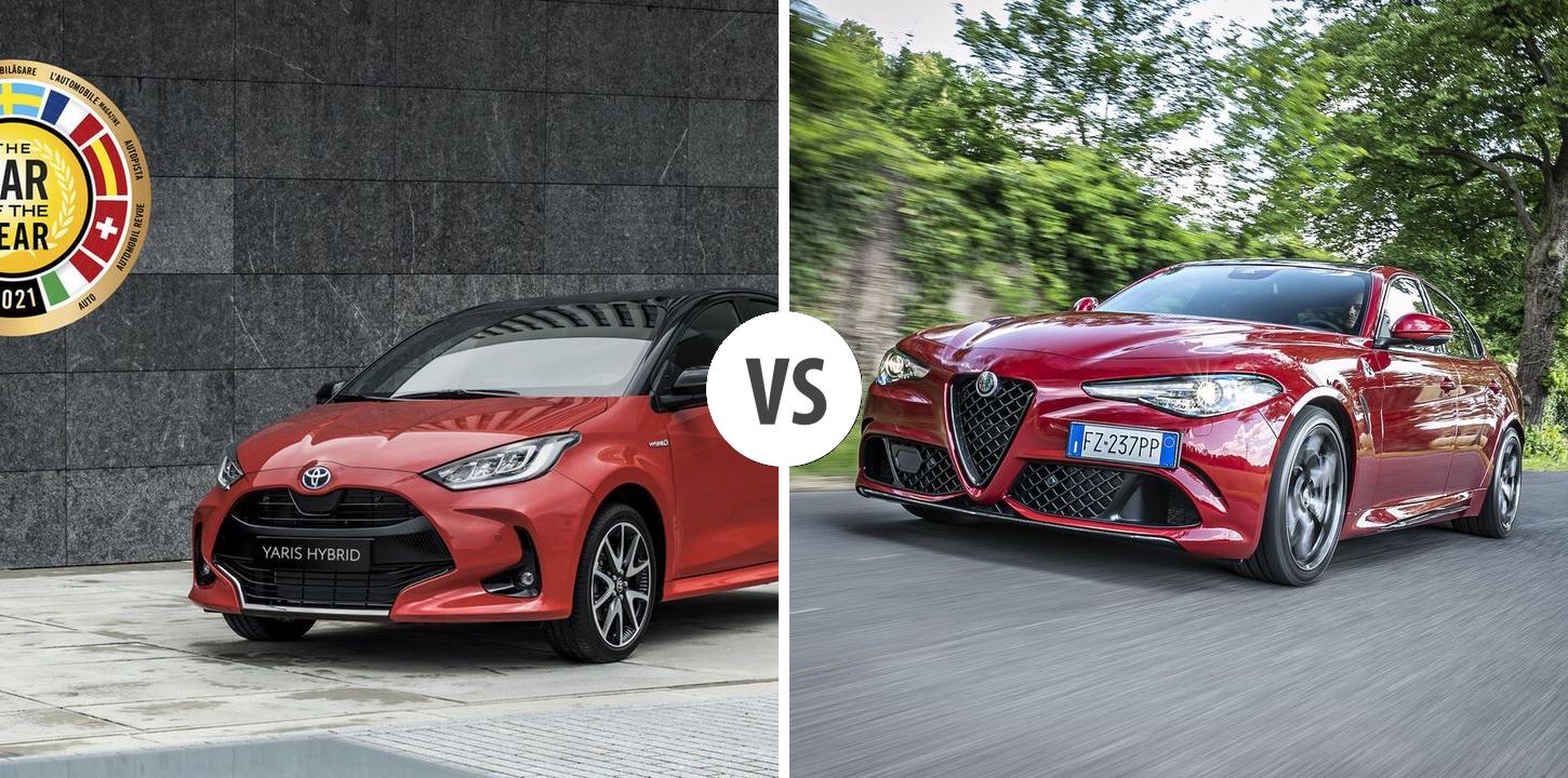 Toyota Yaris VS Alfa Romeo Giulia Autovergleich | AUTOGOTT.DE