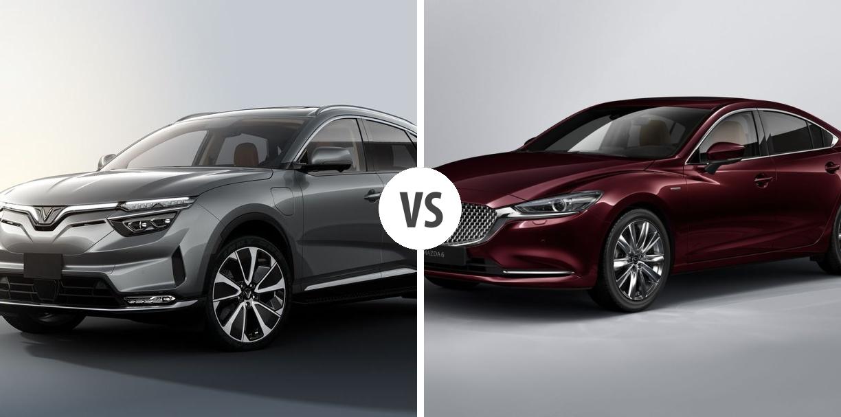 VinFast VF 8 VS Mazda 6 4-Türer – Vergleiche Preise, Leistung ...