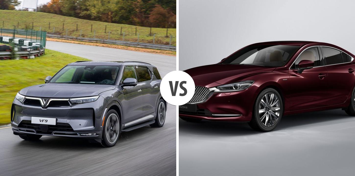 VinFast VF 9 VS Mazda 6 4-Türer – Vergleiche Preise, Leistung ...