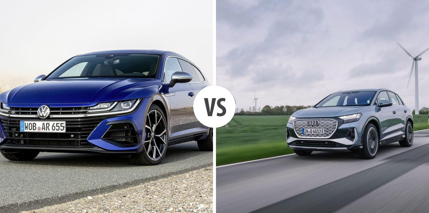 Volkswagen Arteon Shooting Brake VS Audi Q4 e-tron – Vergleiche Preise ...