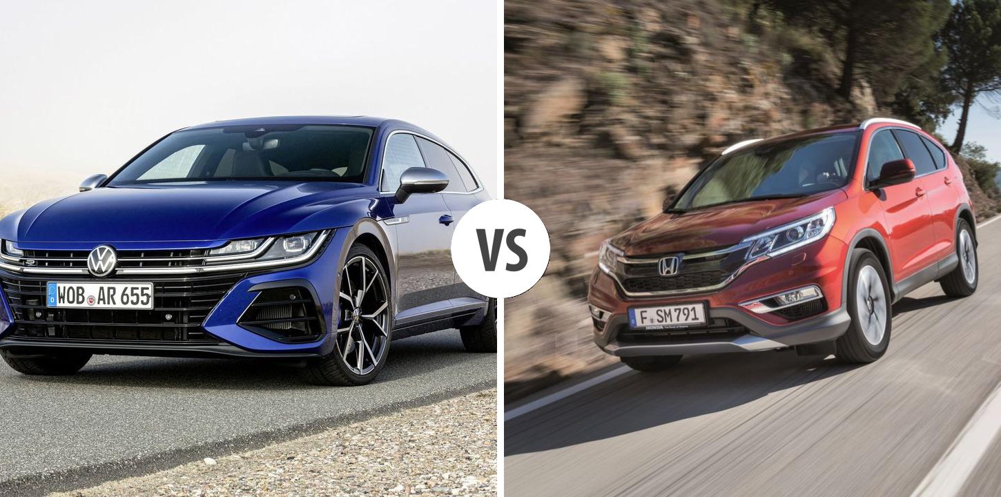 Volkswagen Arteon Shooting Brake VS Honda CR-V – Vergleiche Preise ...