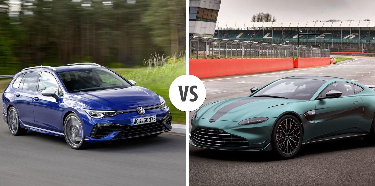 Volkswagen Golf Variant VS Aston Martin Vantage Sport Coupe ...