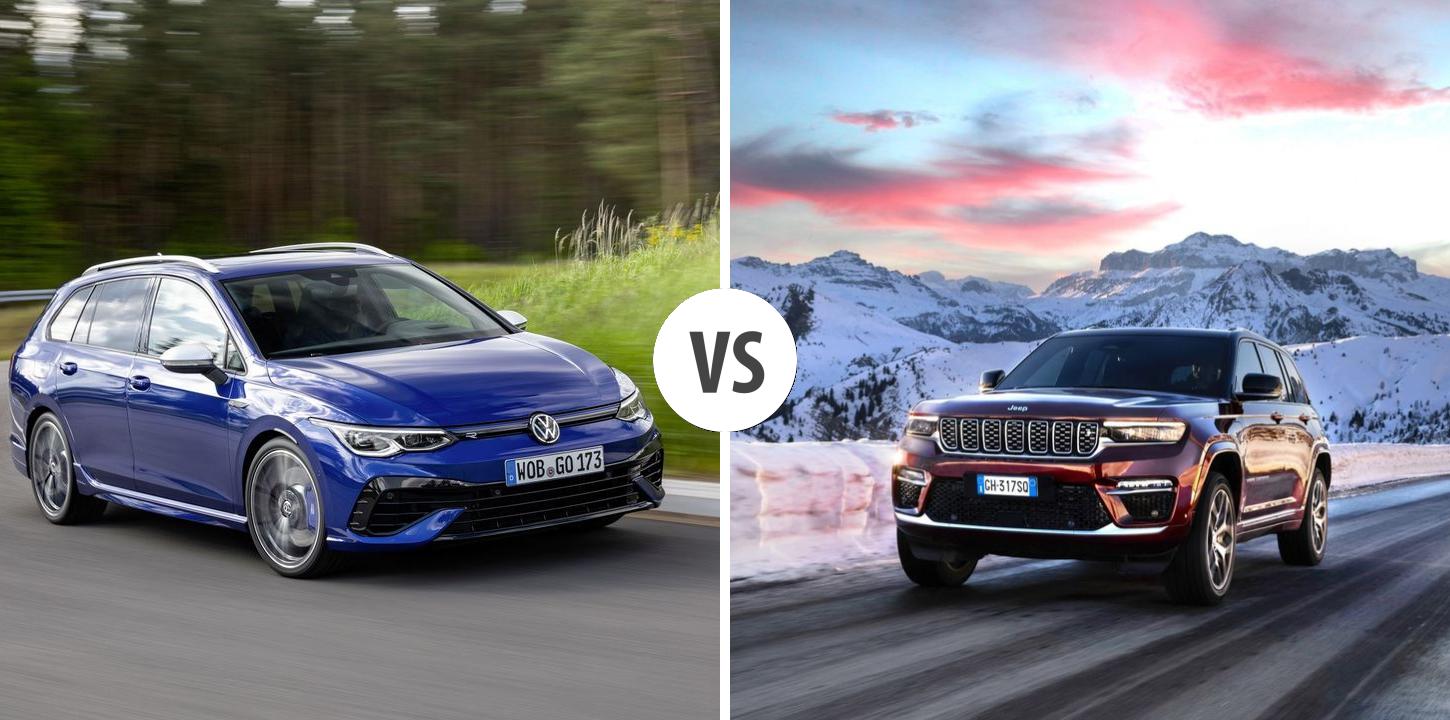 Volkswagen Golf Variant VS Jeep Grand Cherokee Autovergleich | AUTOGOTT.DE