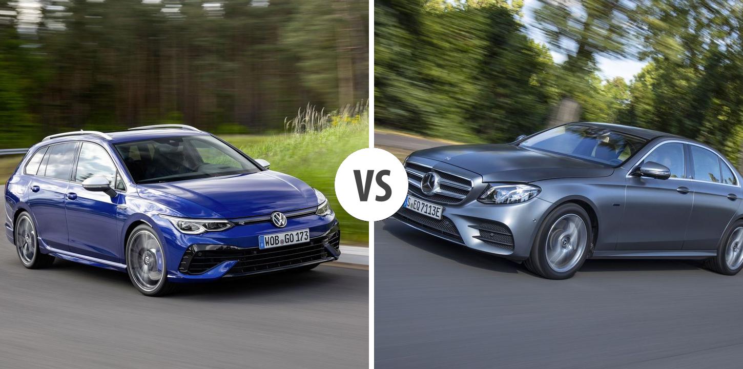 Volkswagen Golf Variant VS Mercedes E-Klasse Limousine – Vergleiche ...