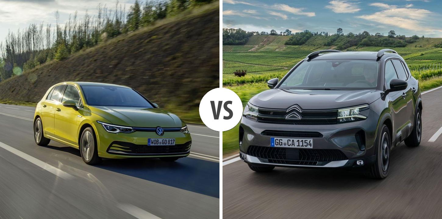 Volkswagen Golf VS Citroën C5 Aircross – Vergleiche Preise, Leistung ...