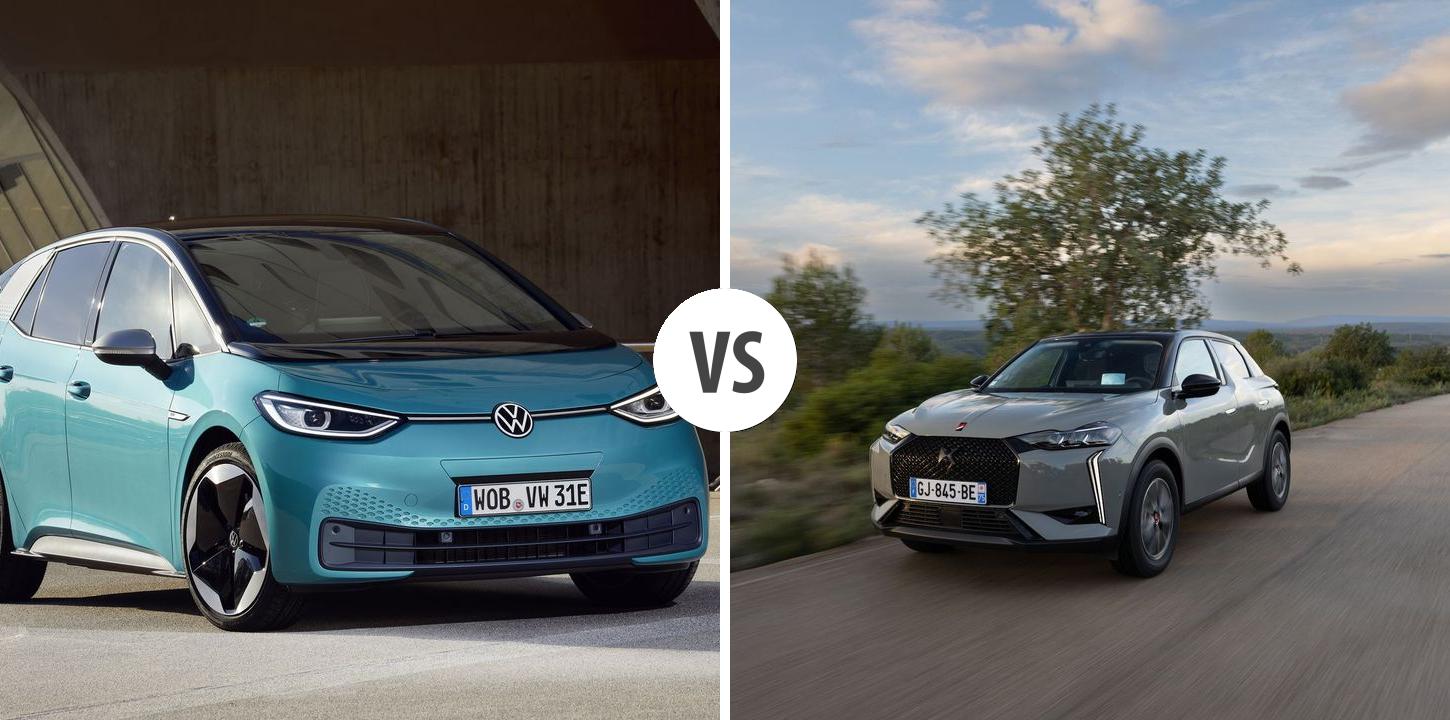 Volkswagen ID.3 VS DS DS 3 E-Tense Autovergleich | AUTOGOTT.DE
