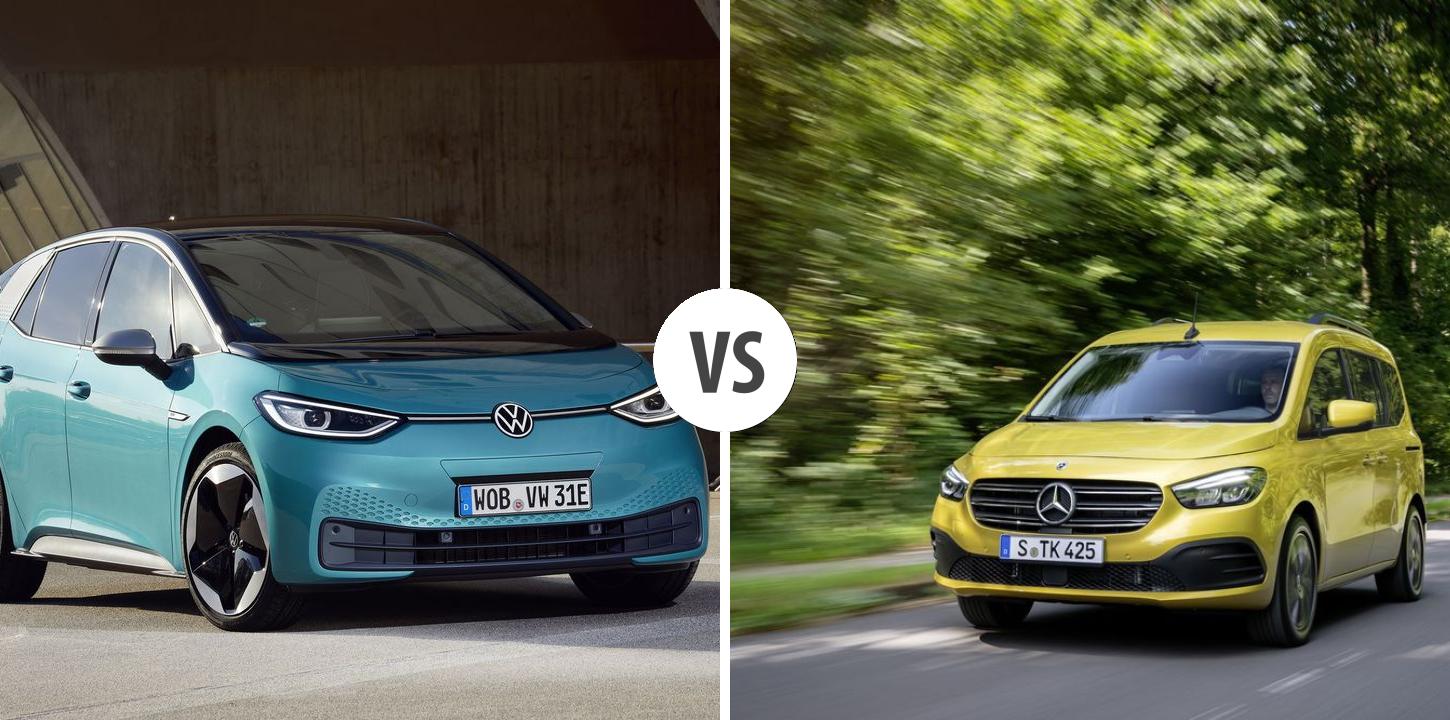 Volkswagen ID.3 VS Mercedes T-Klasse – Vergleiche Preise, Leistung ...