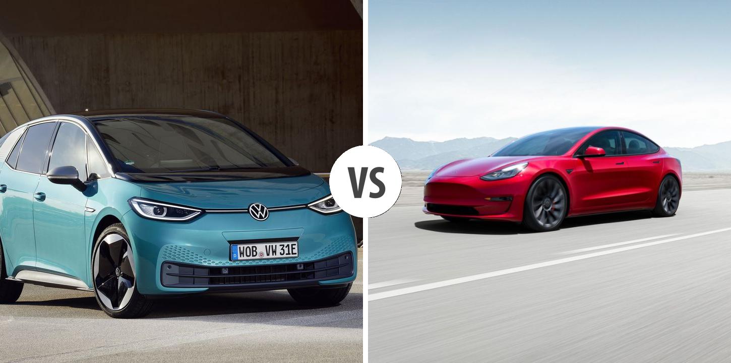 Volkswagen ID.3 VS TESLA Model 3 – Vergleiche Preise, Leistung ...