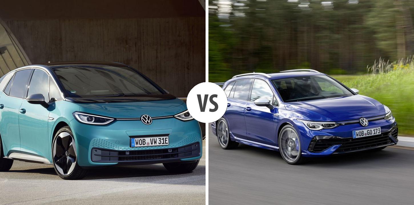Volkswagen ID.3 VS Volkswagen Golf Variant – Vergleiche Preise ...
