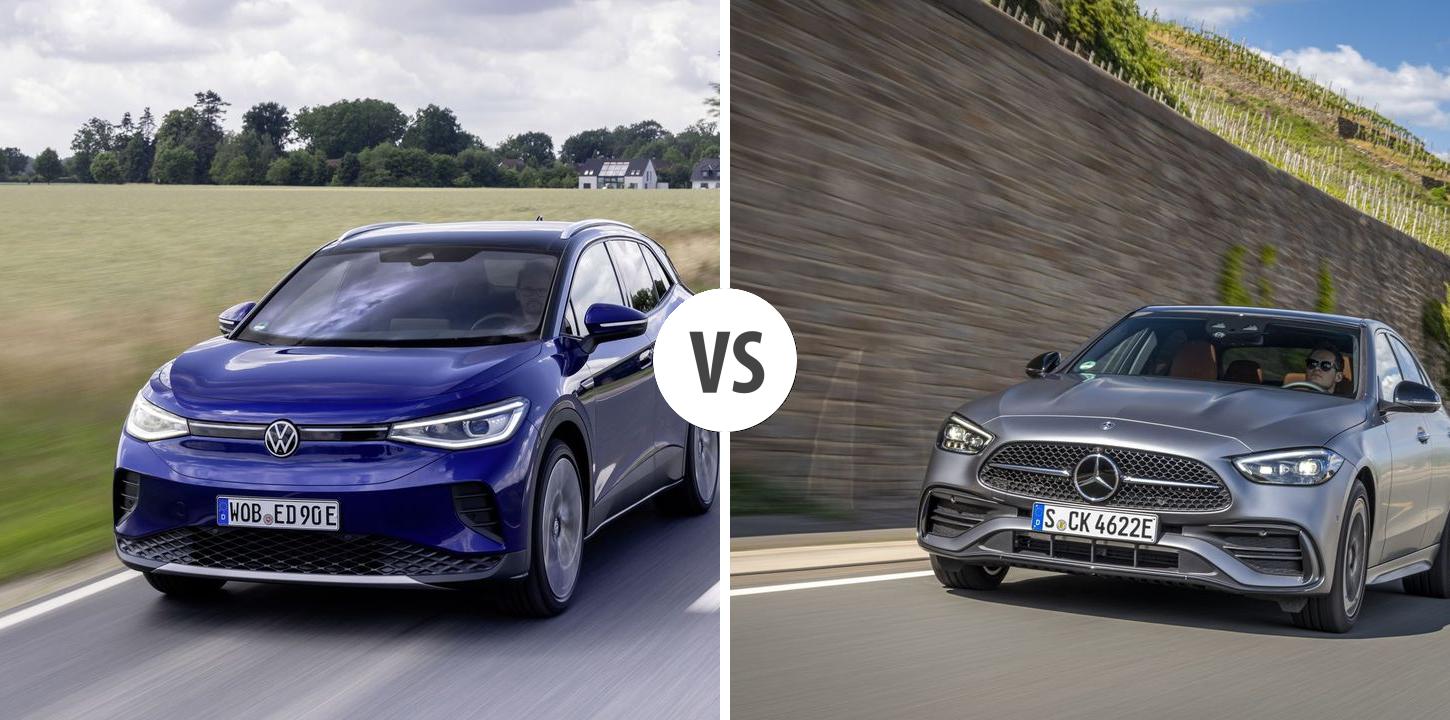 Volkswagen ID.4 VS Mercedes C-Klasse Limousine – Vergleiche Preise ...