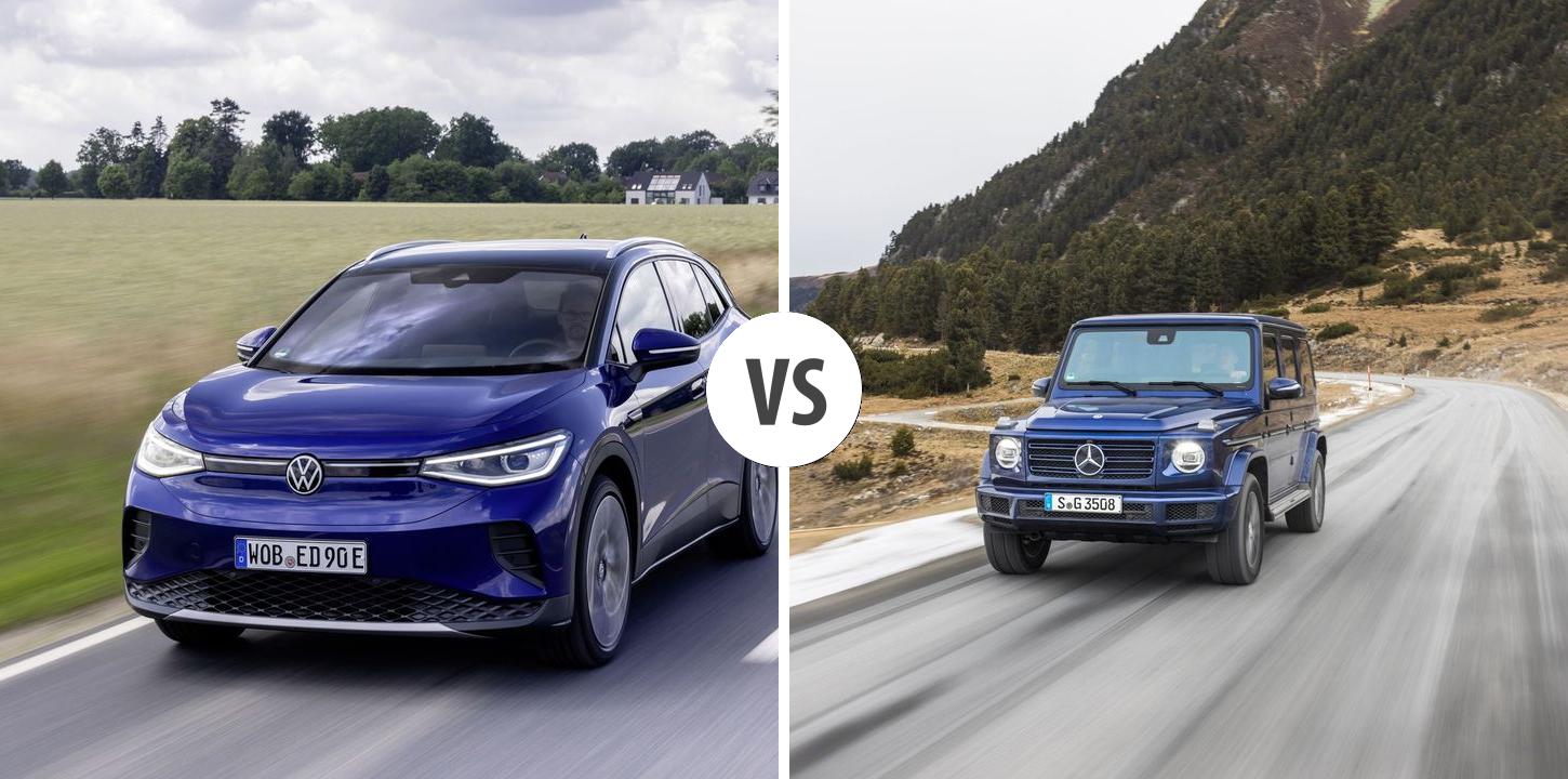Volkswagen ID.4 VS Mercedes G-Klasse – Vergleiche Preise, Leistung ...