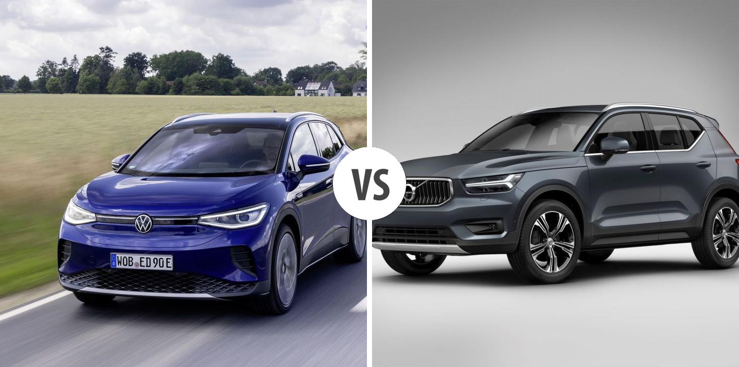 Volkswagen ID.4 VS Volvo XC40 – Vergleiche Preise, Leistung, Kofferraum ...