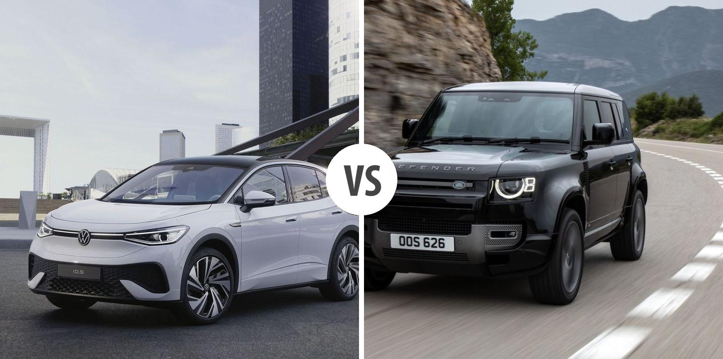 Volkswagen ID.5 VS Land Rover Defender – Vergleiche Preise, Leistung ...