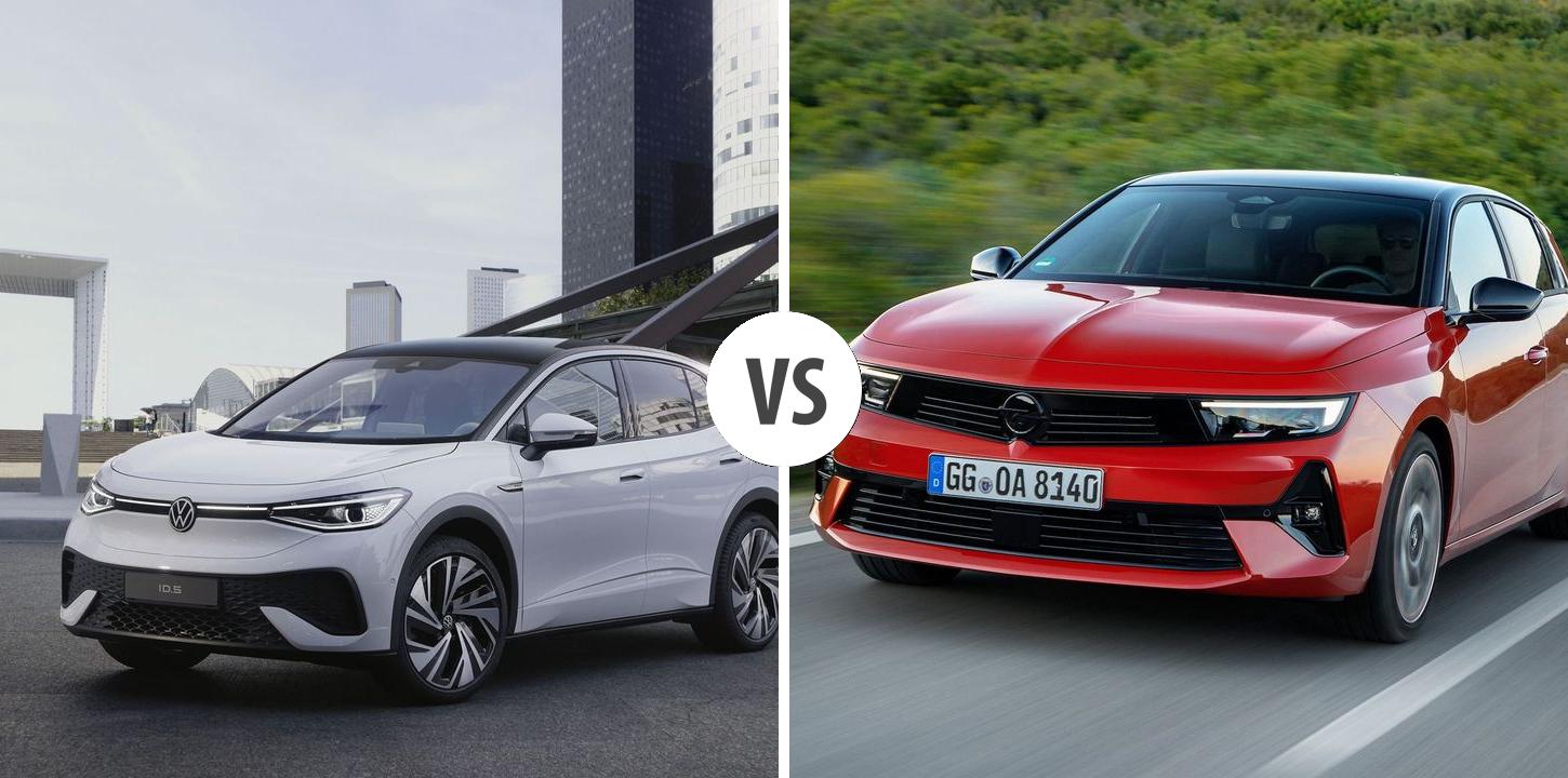 Volkswagen ID.5 VS Opel Astra – Vergleiche Preise, Leistung, Kofferraum ...